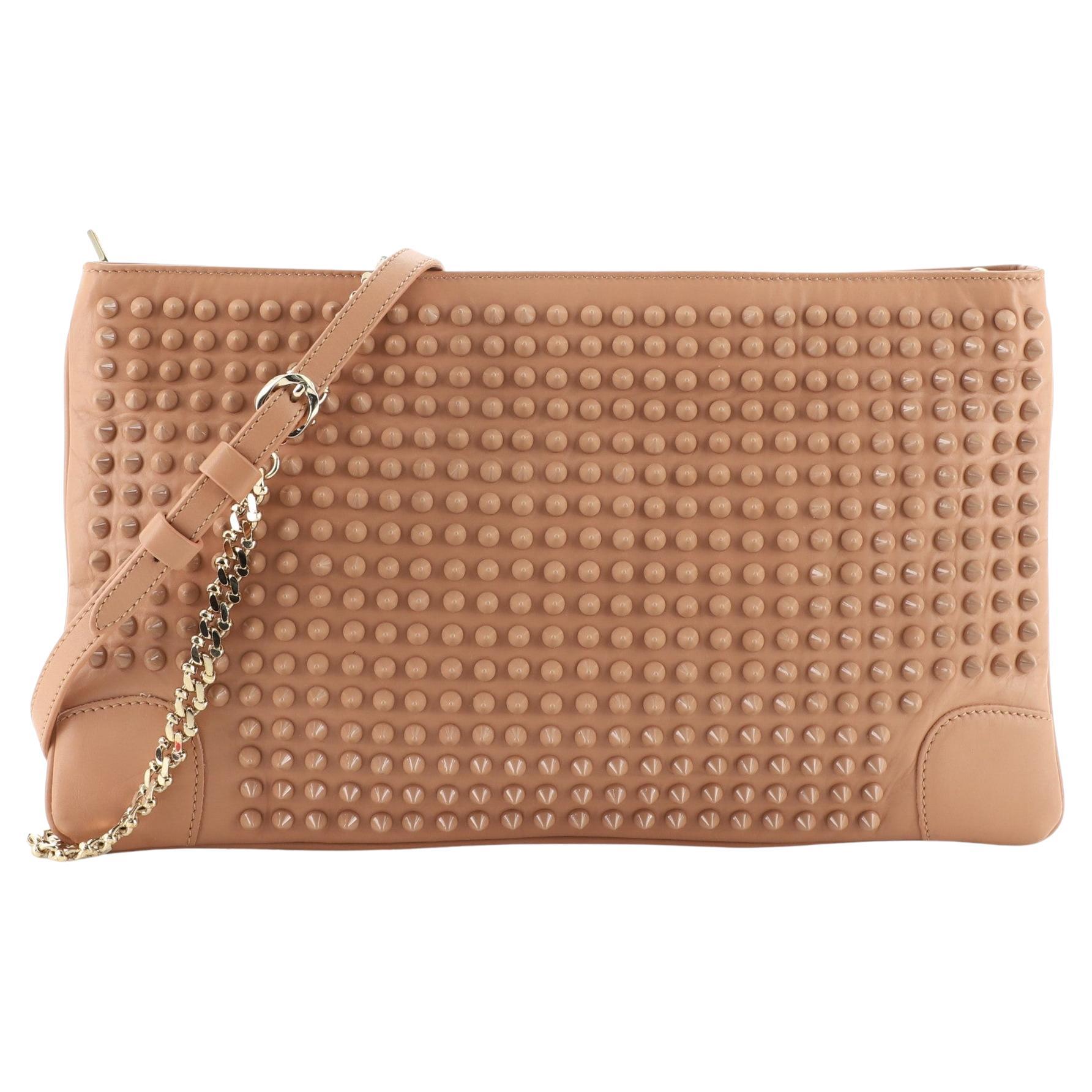 CHRISTIAN LOUBOUTIN Leopard Pony Hair LOUBI LULA Bag CLUTCH Handbag at ...