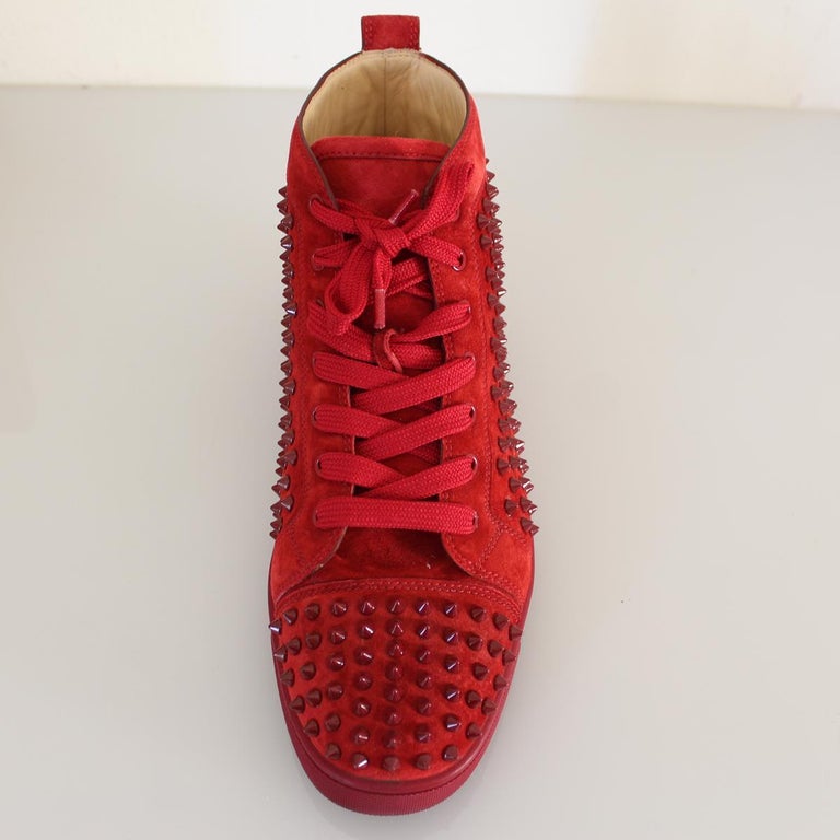 Christian Louboutin Louis Spikes Sneakers 44 at 1stDibs | louboutin ...