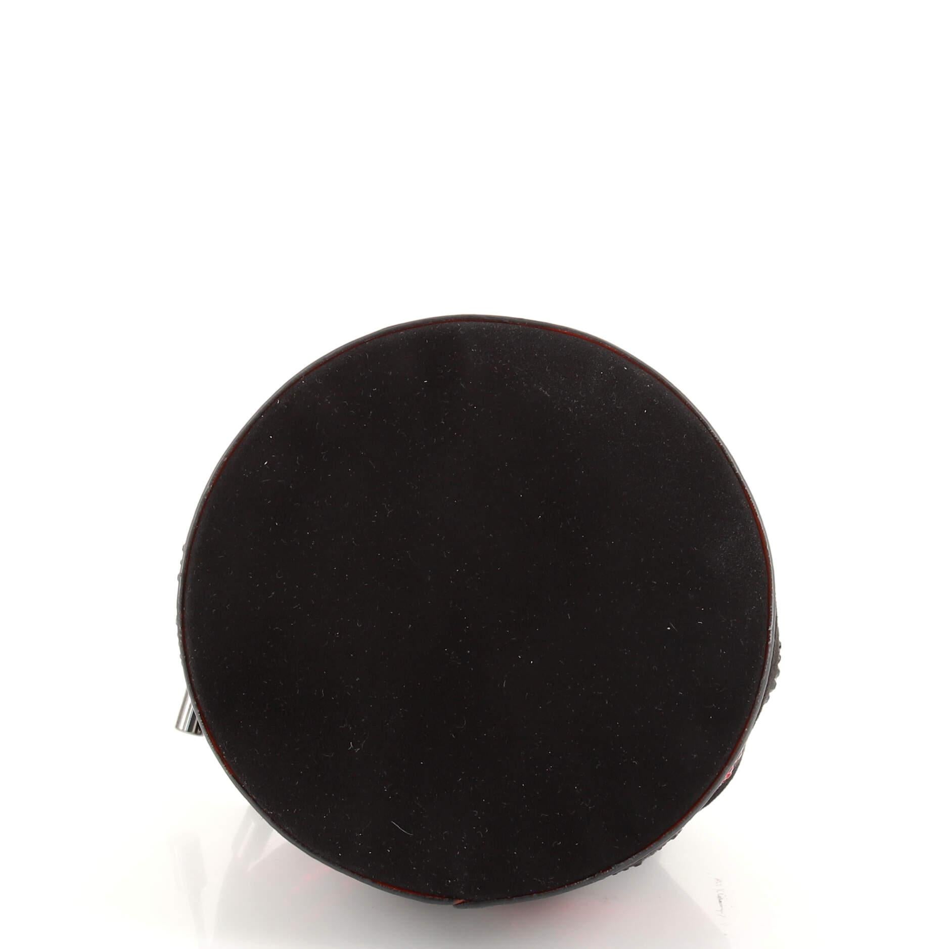 Christian Louboutin Marie Jane Bucket Bag Embellished Suede at 1stDibs