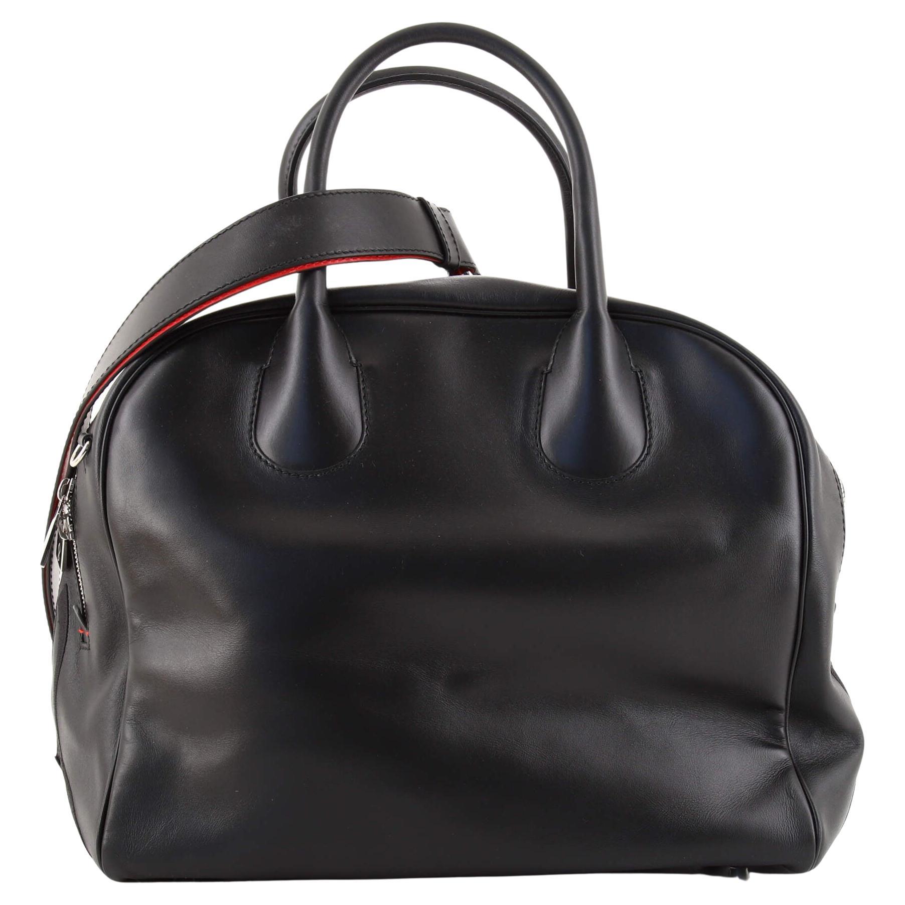 Christian Louboutin Tri Color Leather Artemis Fringe Shoulder Bag at ...