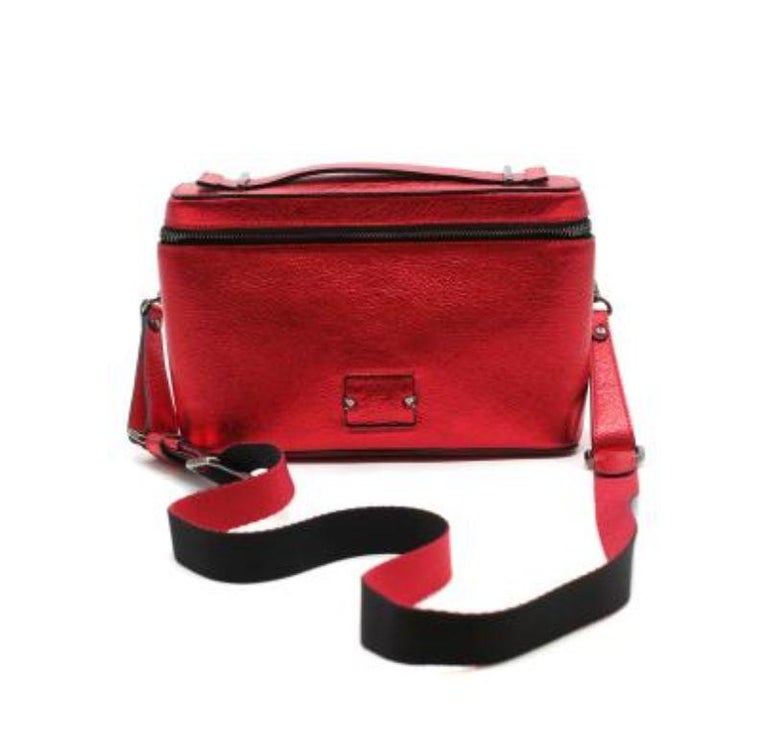 Christian Louboutin Metallic Red Leather Kypipouch Bag For Sale at 1stDibs