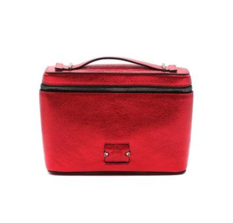 Christian Louboutin Metallic Red Leather Kypipouch Bag For Sale at 1stDibs