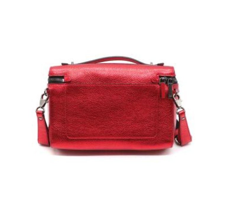 Christian Louboutin Metallic Red Leather Kypipouch Bag For Sale at 1stDibs