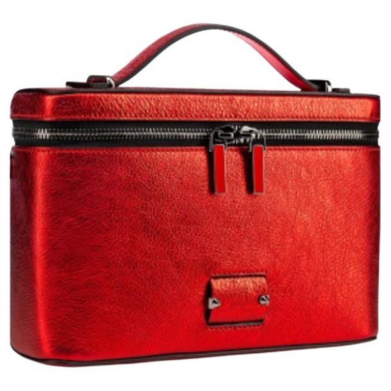 Christian Louboutin Metallic Red Leather Kypipouch Bag For Sale at 1stDibs