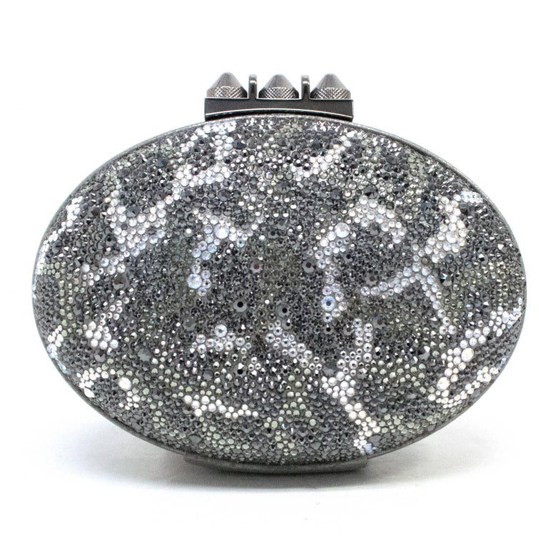 Christian Louboutin Mina Strass Clutch For Sale at 1stDibs
