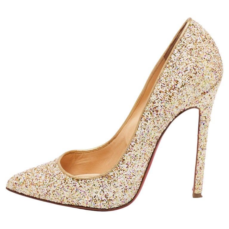 Christian Louboutin Multicolor Coarse Glitter Pigalle Pumps Size 41 For ...