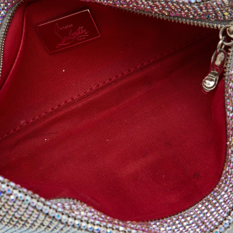 Christian Louboutin Multicolor Crystal Maykimay Strass Clutch For Sale ...