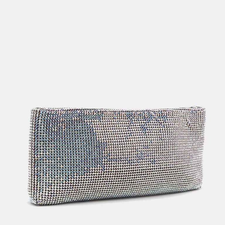 Christian Louboutin Multicolor Crystal Maykimay Strass Clutch For Sale ...