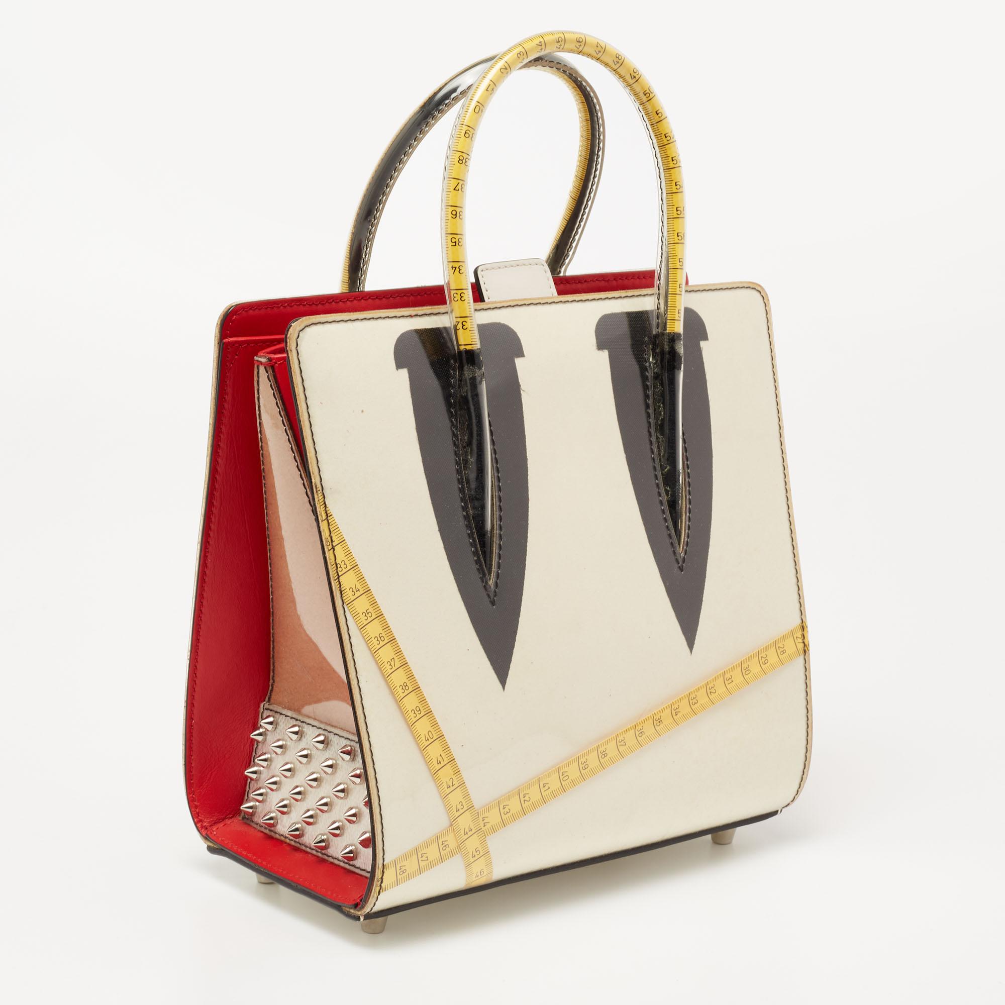 Christian Louboutin Multicolor PVC Leather Paloma Loubicouture Top ...
