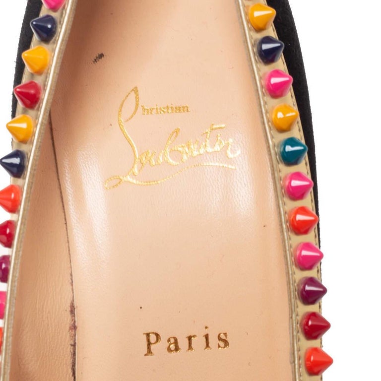 Christian Louboutin Multicolor Suede And Leather Malabar Hill Pumps ...
