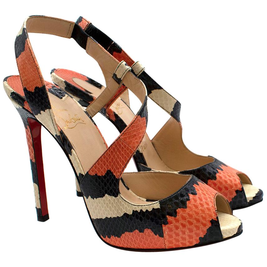 Christian Louboutin Snakeskin - 3 For Sale on 1stDibs