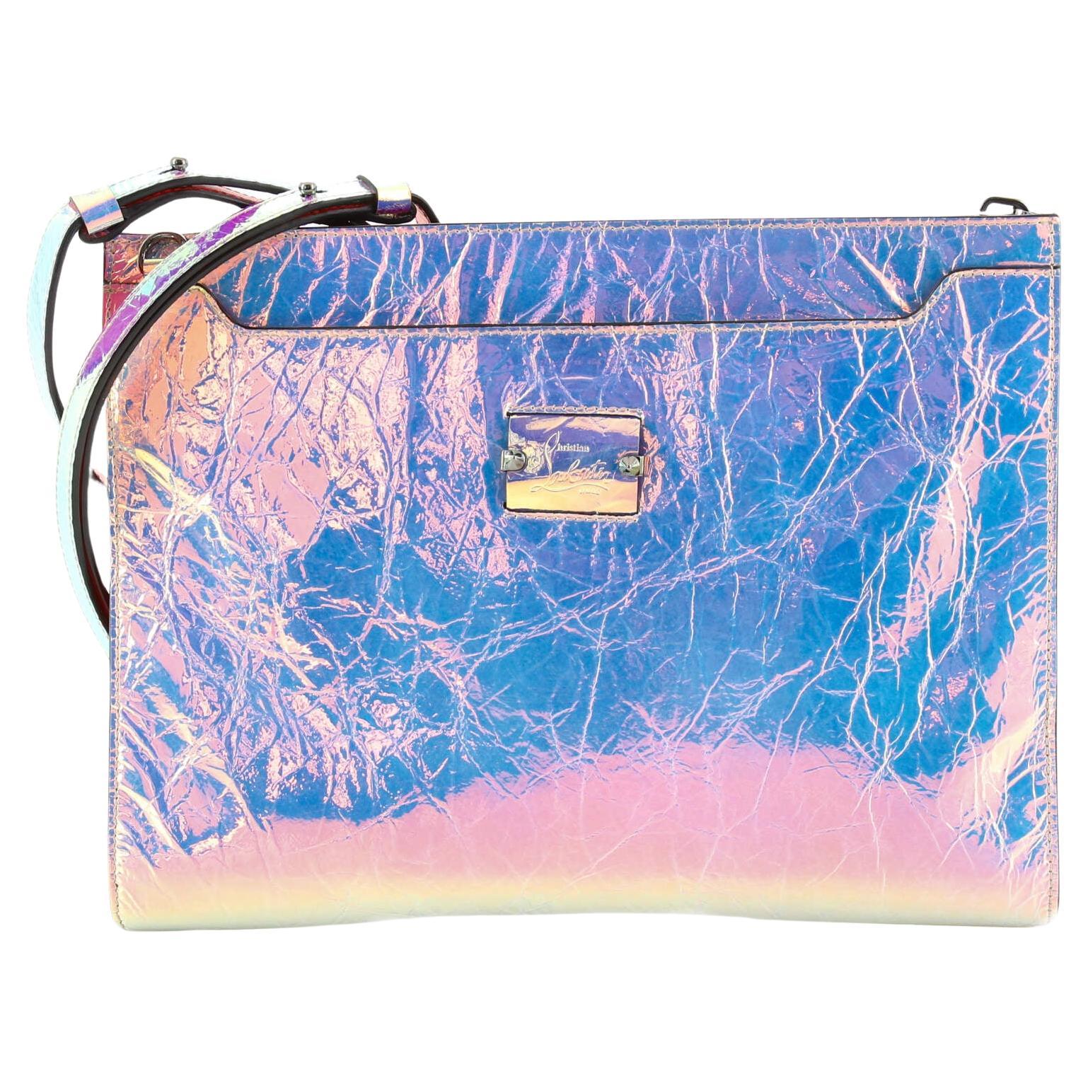 Christian Louboutin Skypouch Crossbody Iridescent Patent at 1stDibs | iridescent duffle bag ...