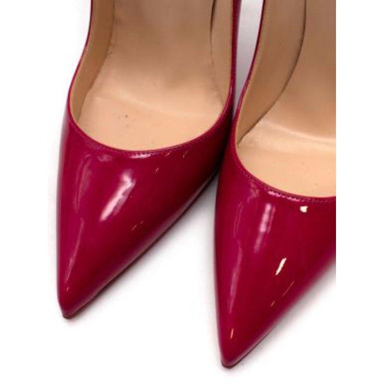 Christian Louboutin So Kate patent rose 120mm pumps For Sale at 1stDibs