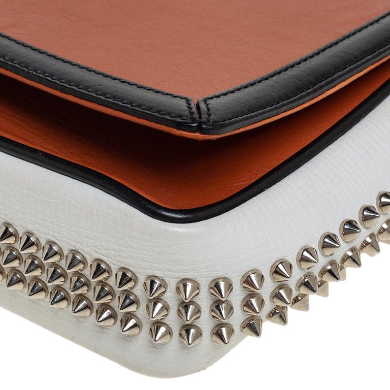 Christian Louboutin Tri Color Leather Artemis Fringe Shoulder Bag at ...