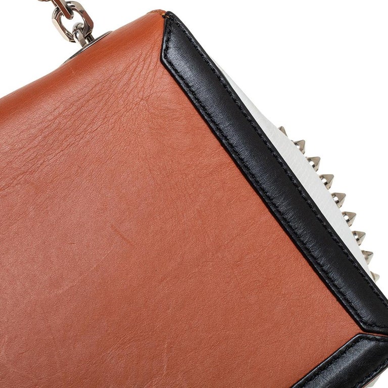 Christian Louboutin Tri Color Leather Artemis Fringe Shoulder Bag at ...