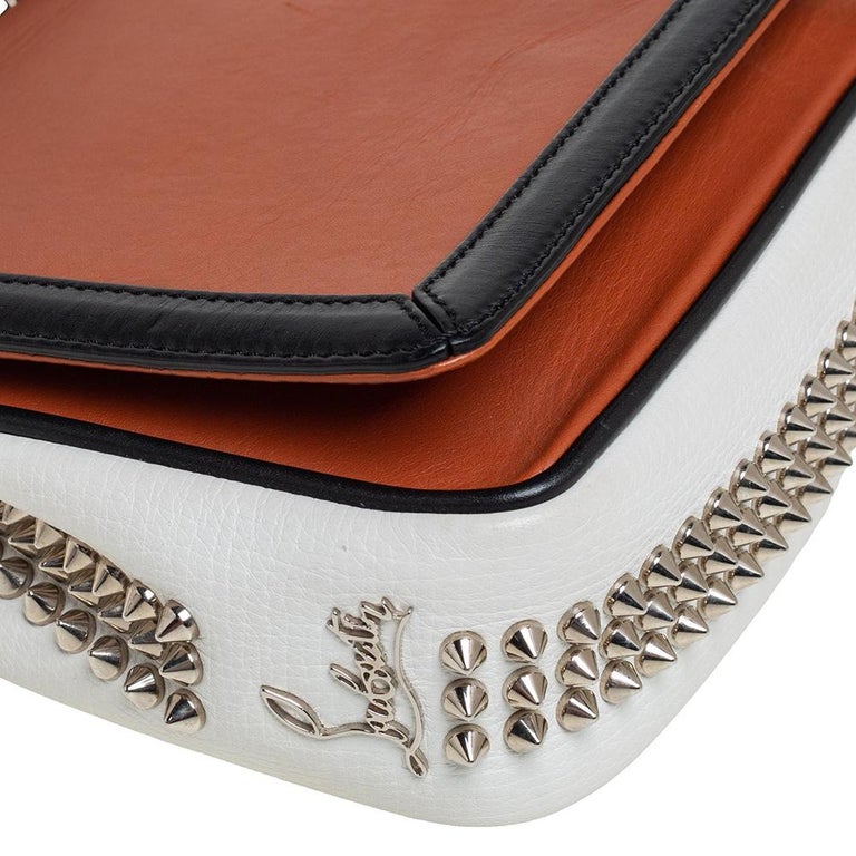 Christian Louboutin Tri Color Leather Artemis Fringe Shoulder Bag at ...