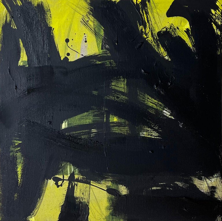 Christian Möller - ' We ' original abstract painting on linen For Sale ...