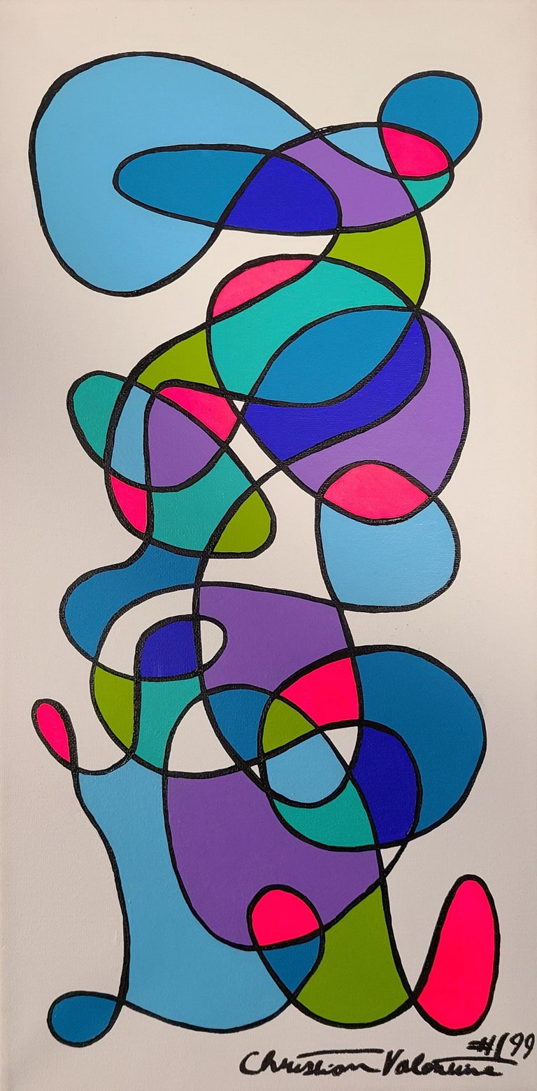 Christian Valentine - Summons, Painting, Acrylic on Canvas For Sale at 1stDibs