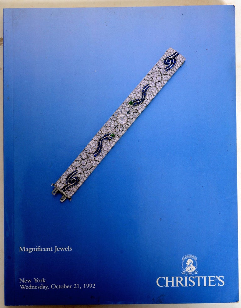 Christie's Auction New York Important Jewels December 8, 1993 #7806 For ...