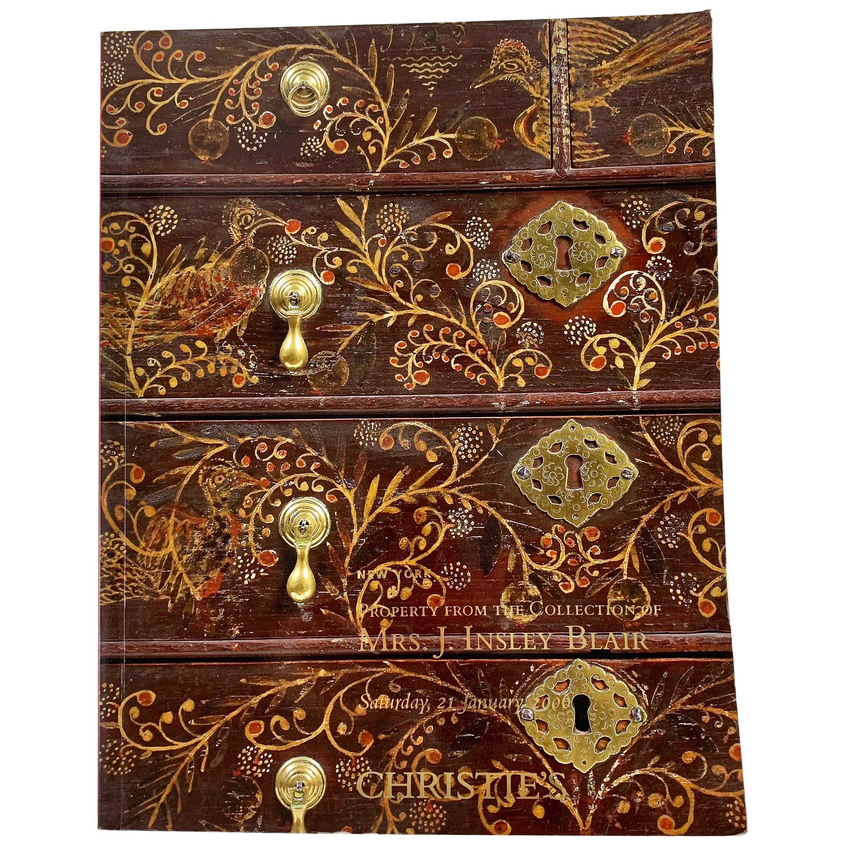 Christie's NY Auction Catalogue Collection of Mrs. J. Insley Blair ...