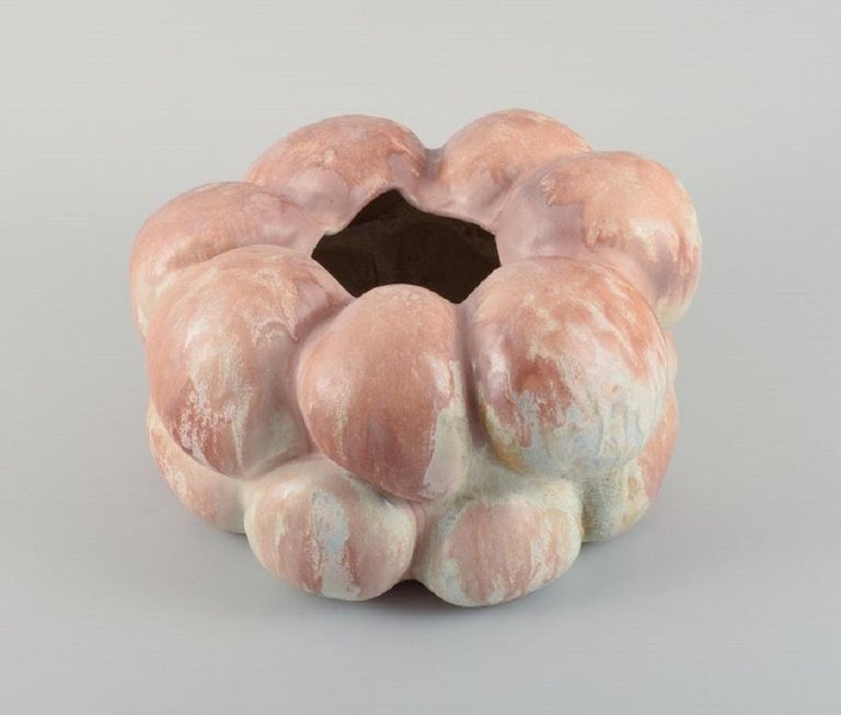 Christina Muff, Danish Ceramicist, Large Organic Shaped Vessel For Sale ...