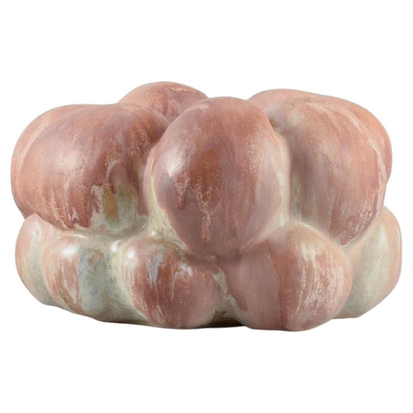 Christina Muff, Danish Ceramicist, Monumental Organically-Shaped Vase ...