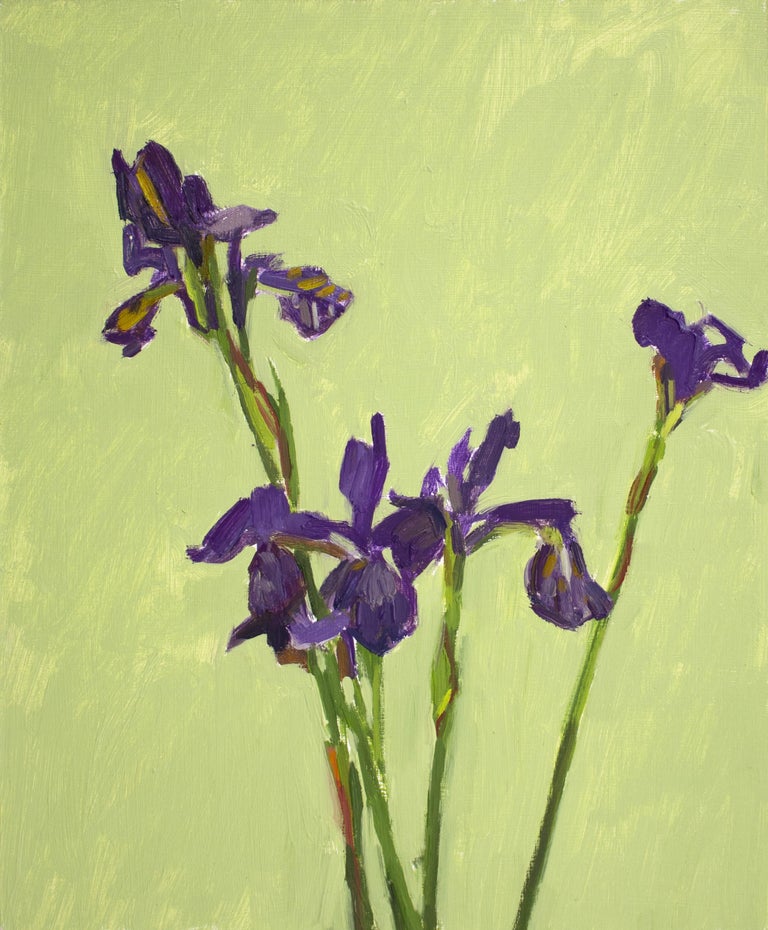 Christina Renfer Vogel - 'Delicate Irises' - still life - floral ...