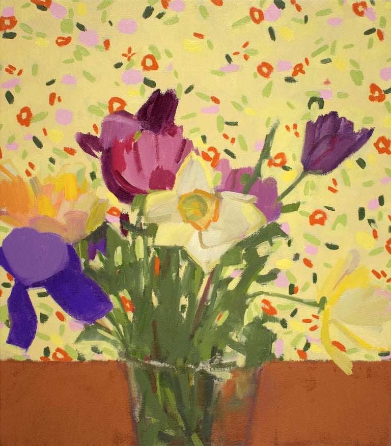 Christina Renfer Vogel - ''Joyful Blooms (Party Flowers)'' - still life ...