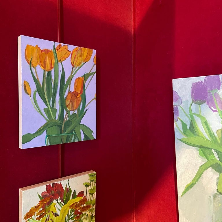 Christina Renfer Vogel - 'Orange Tulips' - still life - floral ...