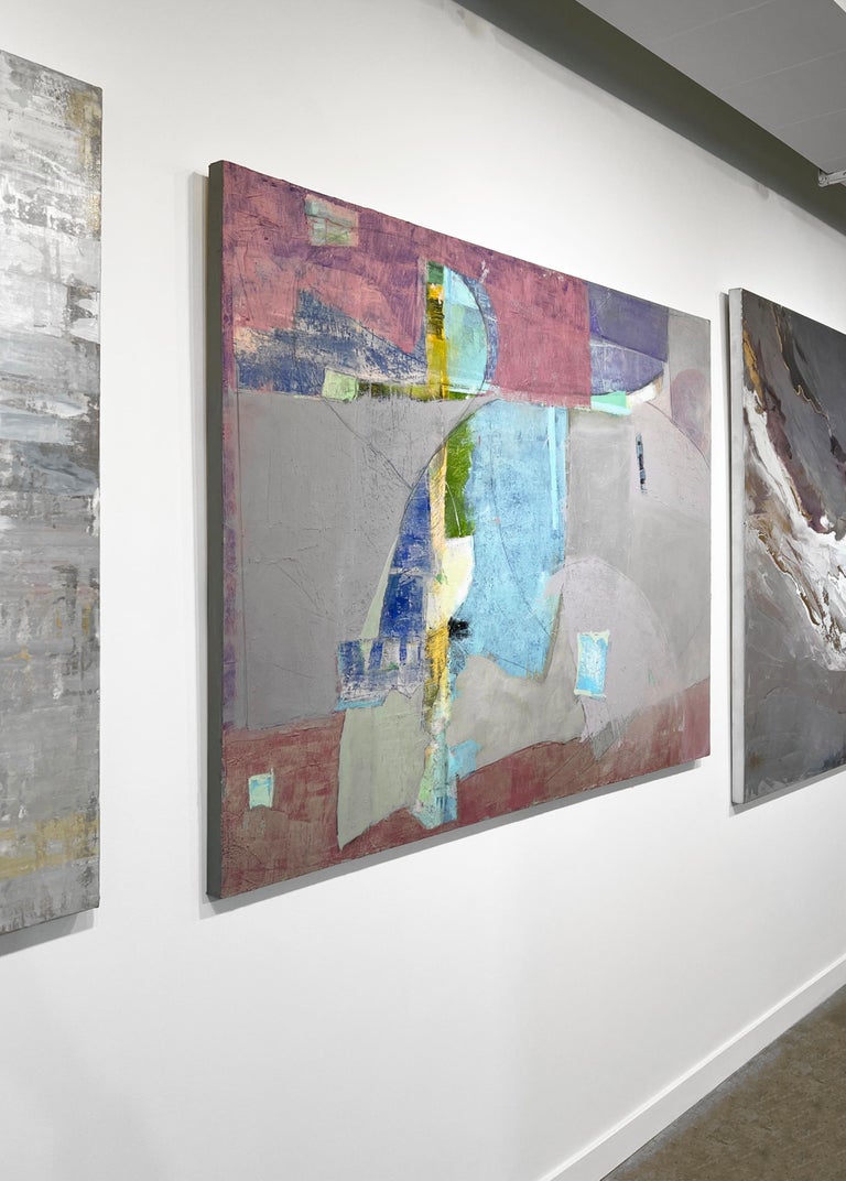 Christine Averill-Green - "Arcs," Abstract Oil Painting For Sale at 1stDibs