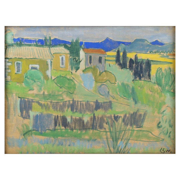 Christine Swane, Provencal Landscape Painting at 1stDibs