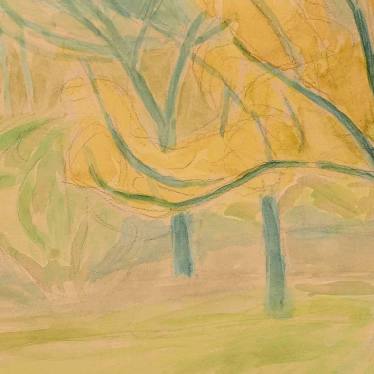 Christine Swane, Watercolor, Signed For Sale at 1stDibs