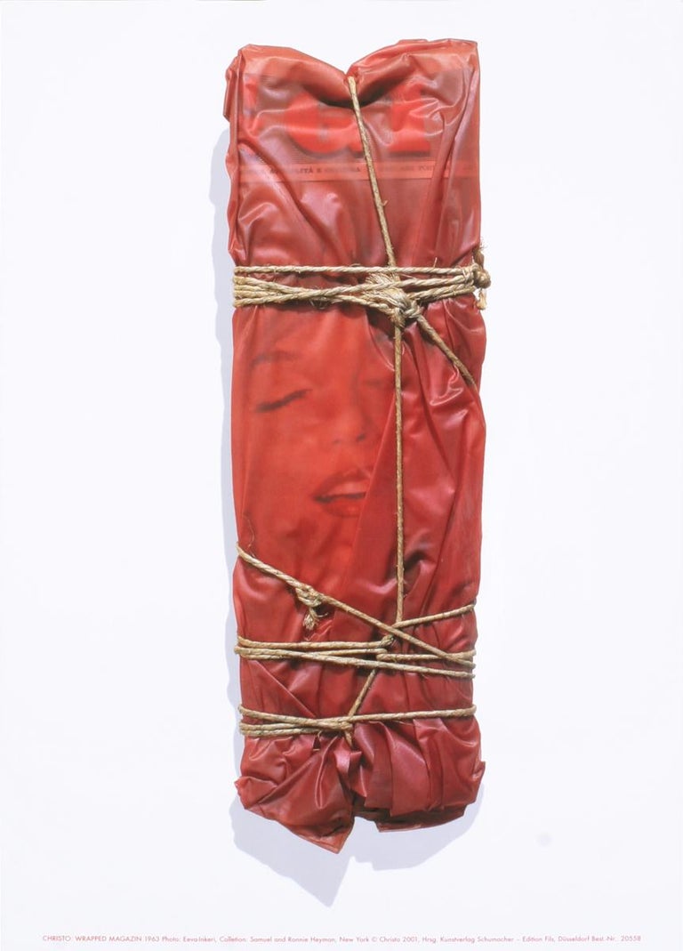 CHRISTO, JAVACHEFF - Wrapped Magazine (1963) For Sale at 1stDibs
