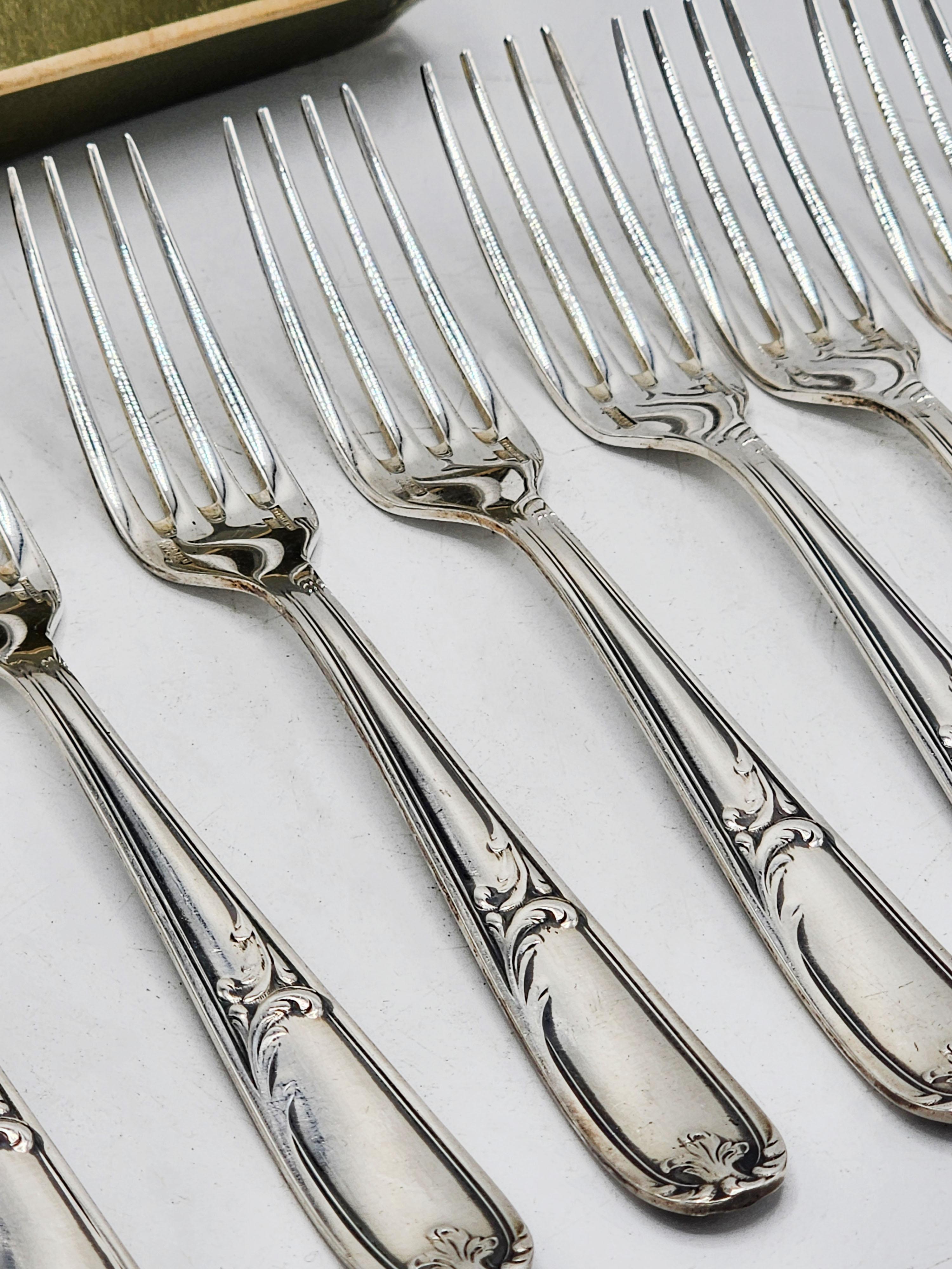 Christofle 117-piece "Grand Bourg" silver plated cutlery set For Sale ...