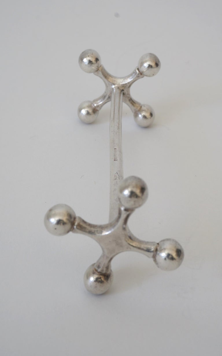 Christofle Knife Rests Silver Plated, Married Set of 12 For Sale at 1stDibs