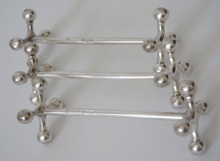 Christofle Knife Rests Silver Plated, Married Set of 12 For Sale at 1stDibs