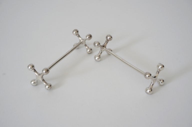 Christofle Knife Rests Silver Plated, Married Set of 12 For Sale at 1stDibs