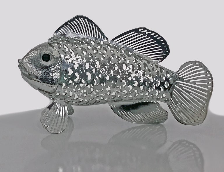 Christofle Lumiere Collection Fish Figurine at 1stDibs
