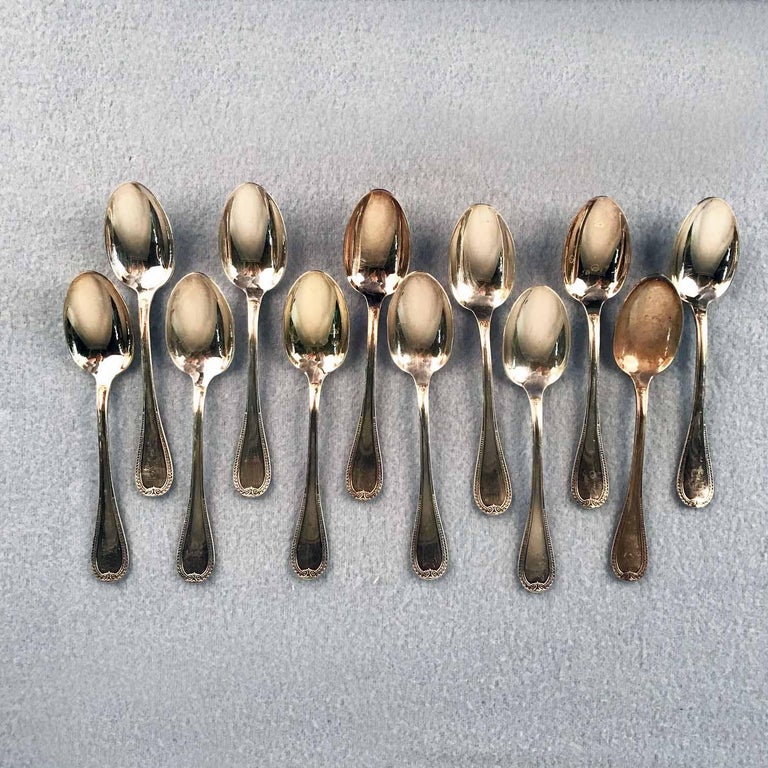 Christofle Service for Twelve, Malmaison Pattern at 1stDibs