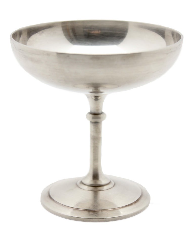 Christofle Set of 6 Silver Plated Ice Cream Bowl at 1stDibs