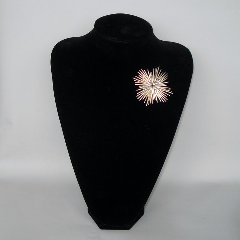 Christofle Silver Brooch Pendant Palmaceae Serie, Designed by Michele ...