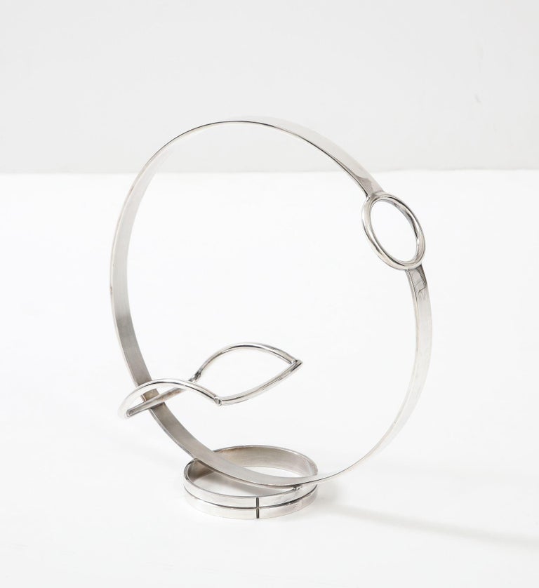 Christofle Silver Plated Wine Holder For Sale at 1stDibs