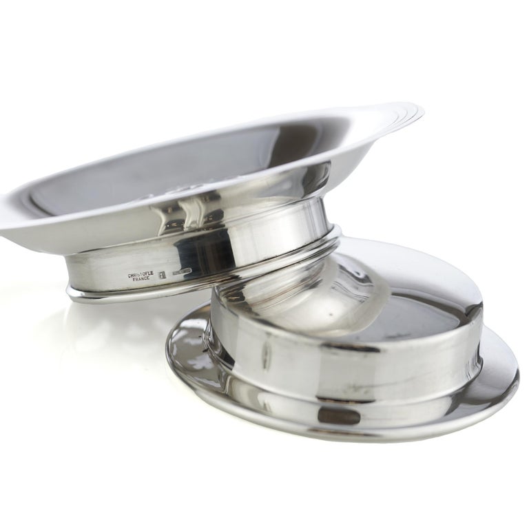 Christofle Vintage Silver Plated Butter Curler Press Dish / Butter ...