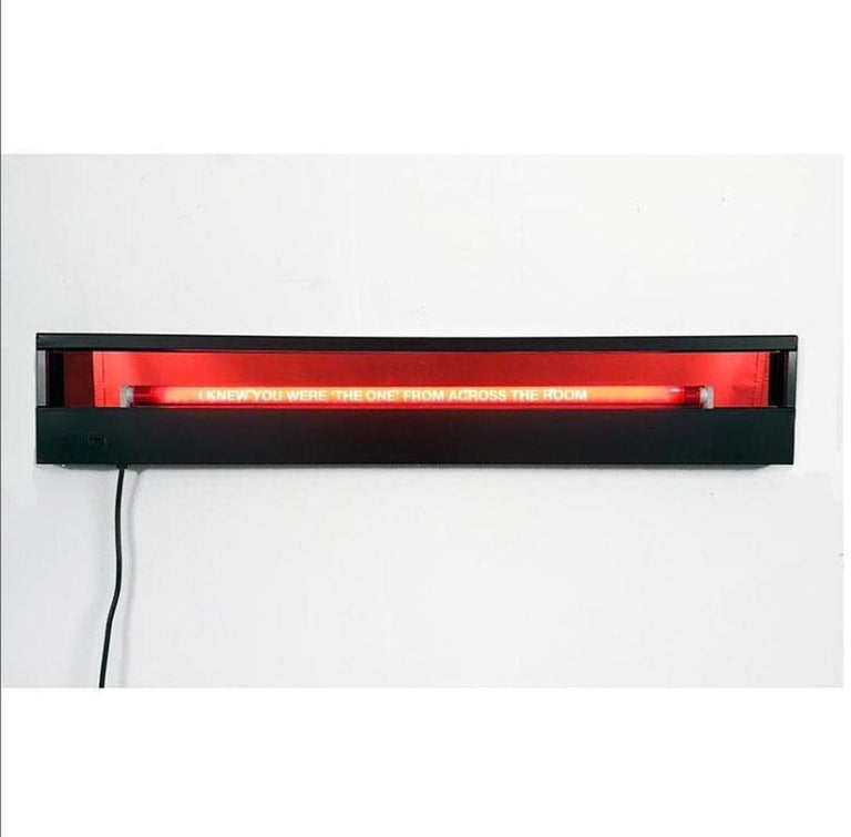 Christophe Classen – Groß, Neon, Schild, Rot, Schwarz, Lichter, Farbe ...