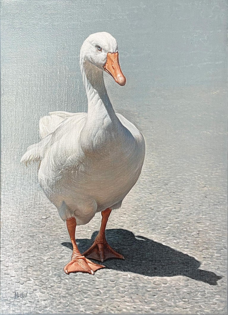 Christophe Drochon - "L'oie en marche" 33x24cm, acrylic on canvas For ...