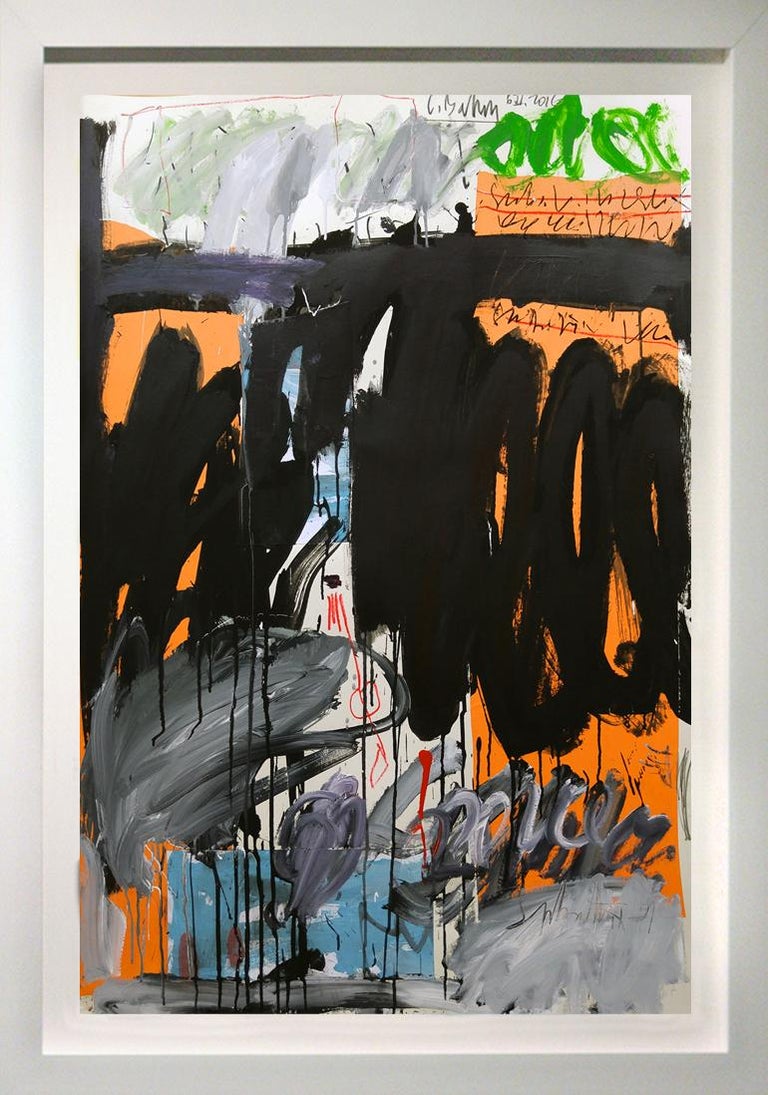 Christophe - "Abstract Painting Number 9", 47x31", For Sale at 1stDibs