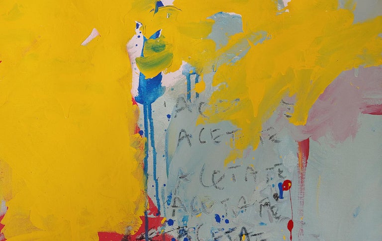 Christophe - "Summer Holiday" acrylic on canvas with fabric 46x56" For ...