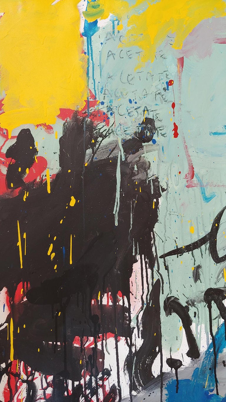 Christophe - "Summer Holiday" acrylic on canvas with fabric 46x56" For ...
