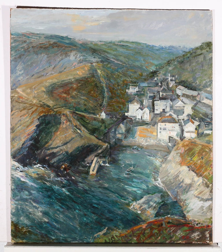 Christopher Baker - Christopher Baker - 20th Century Oil, Portloe, Cornwall For Sale at 1stDibs