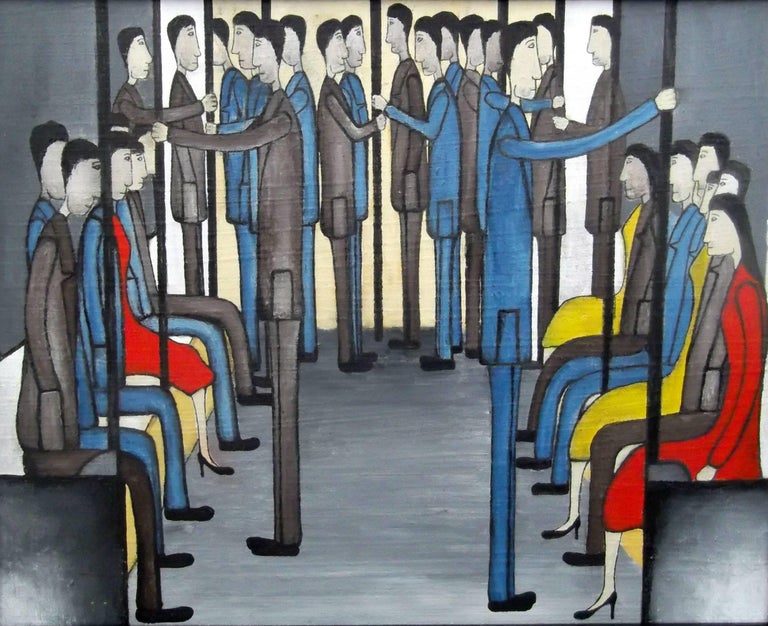 Christopher Barrow - On the Train: Contemporary Figurative Oil Painting ...